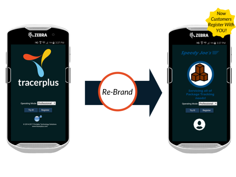 No-Code Mobile App Branding | TracerPlus Publisher